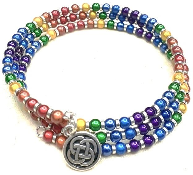 RAINBOW MEMORY SPIRALS TRIPLE WRAP