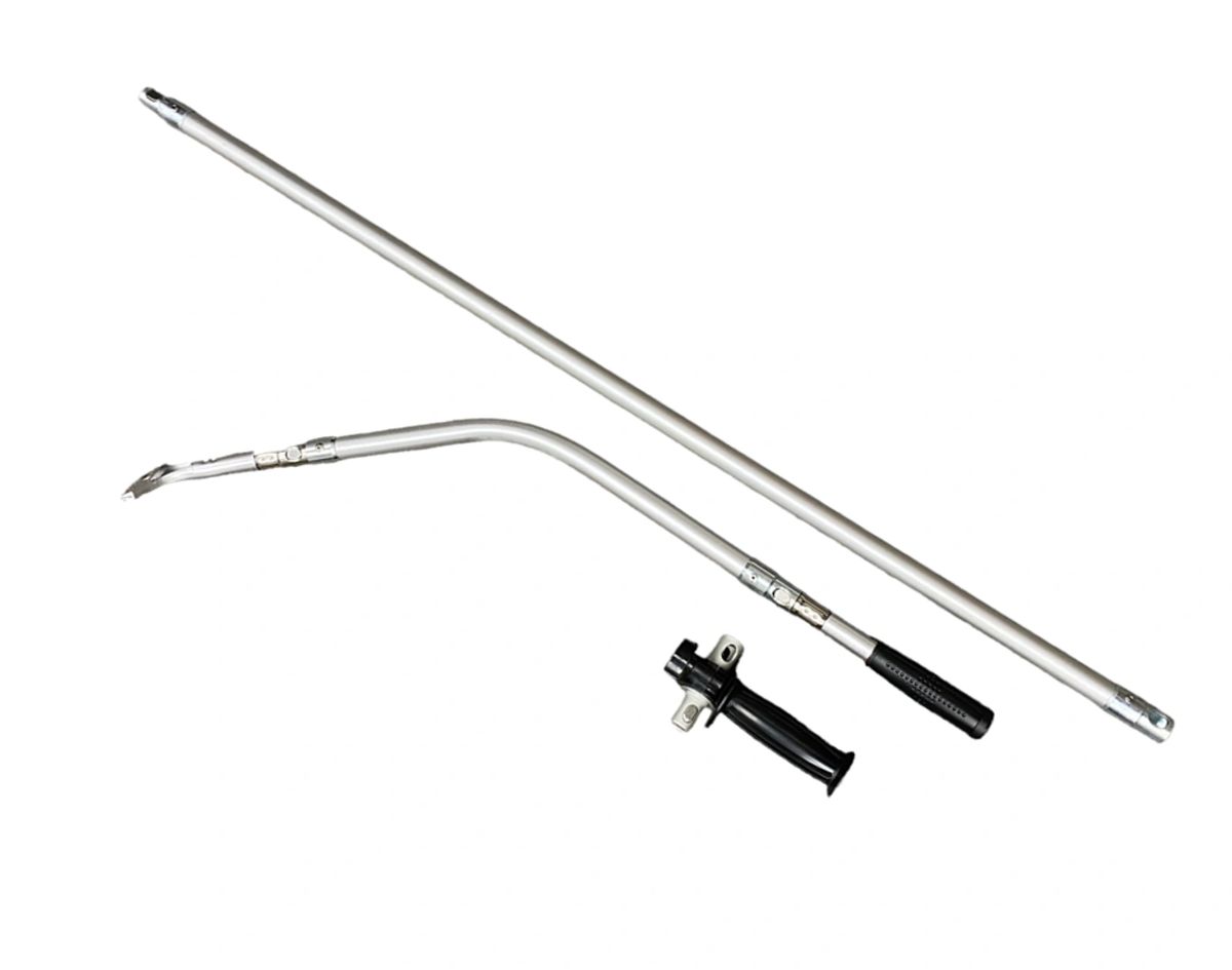 54" (4.5') Length Extendable Grease Scraper Kit w/Dual Handles (GS54-DGH)