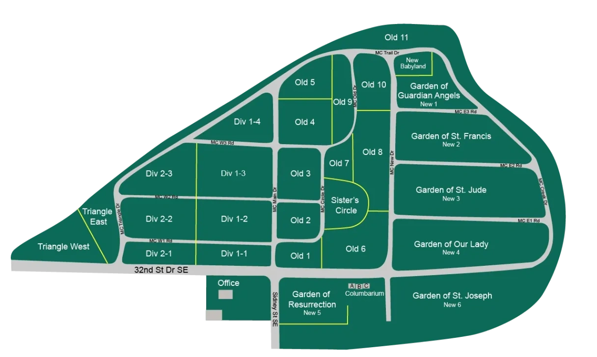 Cemetery Map