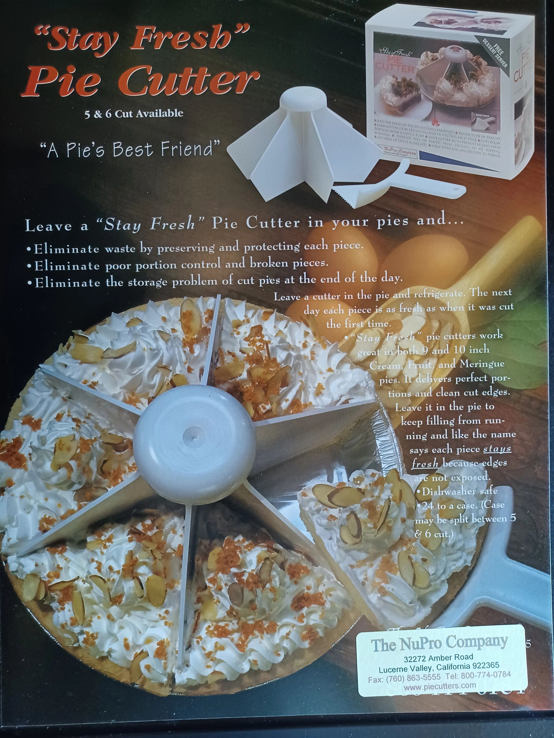 Stay Fresh Pie Cutter