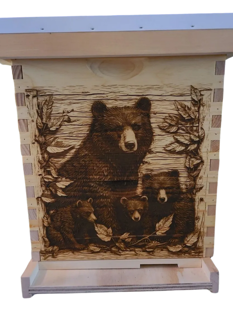 Engraved Double Brood Boxes