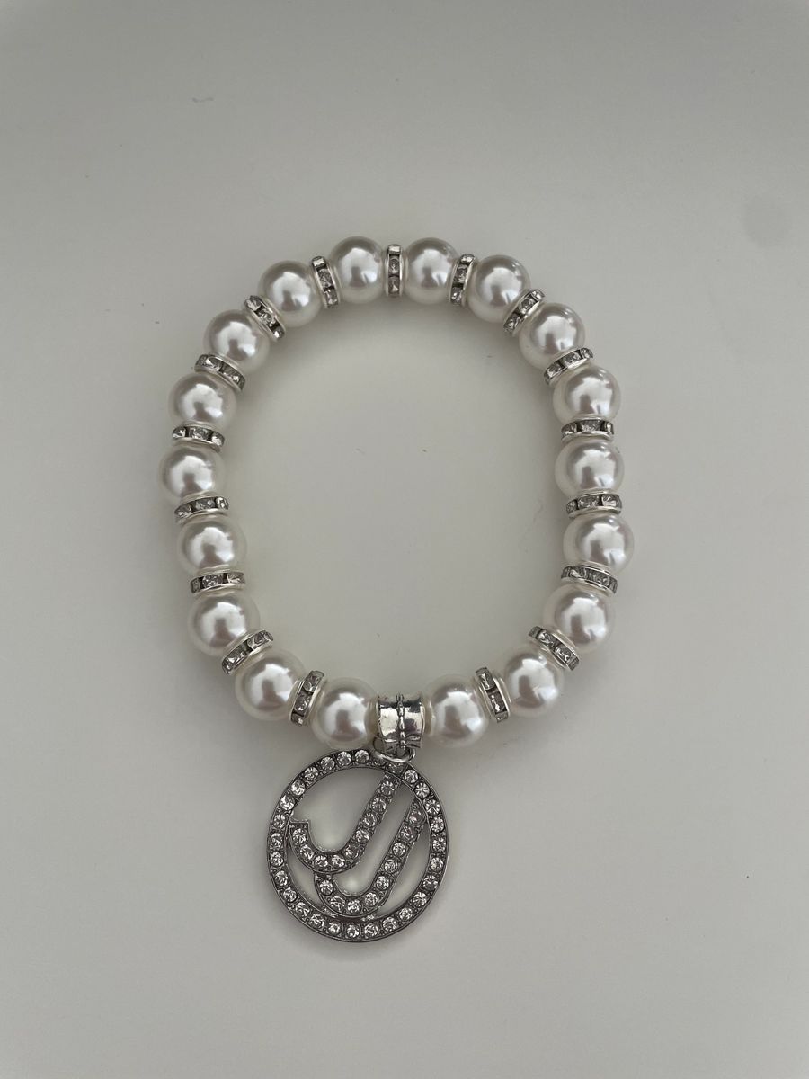 Pearl and Diamond JJ Bracelet