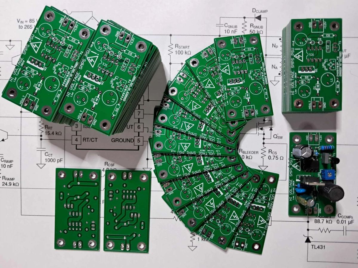 High Voltage DC-DC Tube HV Power Supply KIT!! 12V-500vdc free post in ...