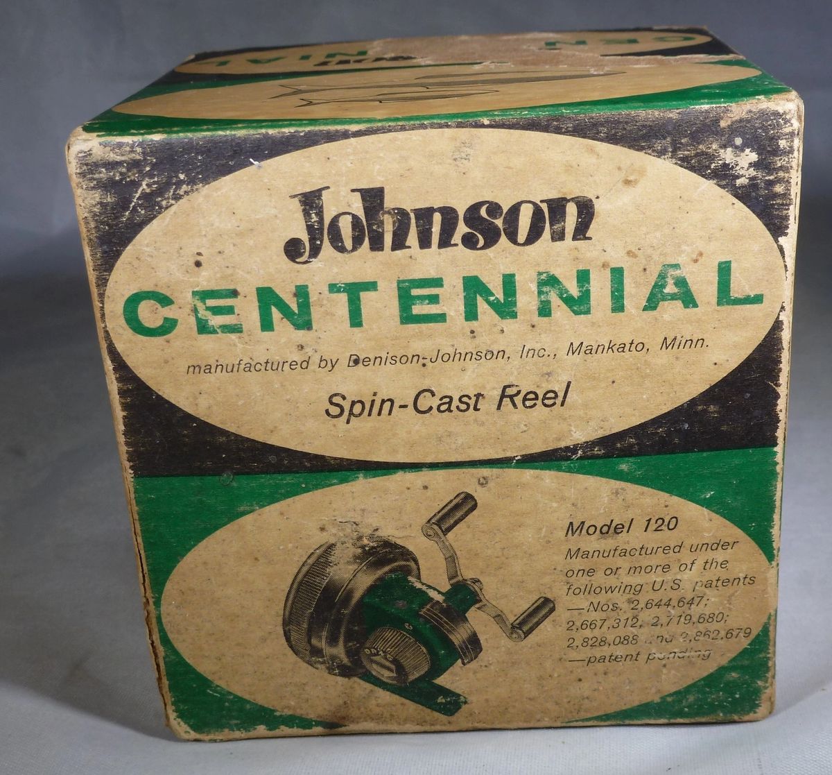 Early Johnson Centennial Picture Box - BOX ONLY