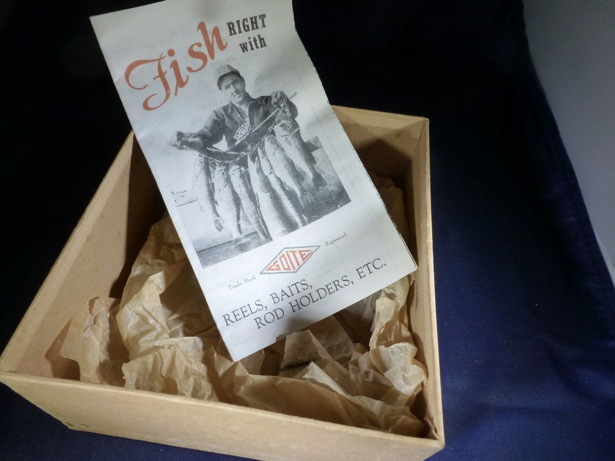 Goite Reel in Box with Original Tissue Paper and Pamphlet