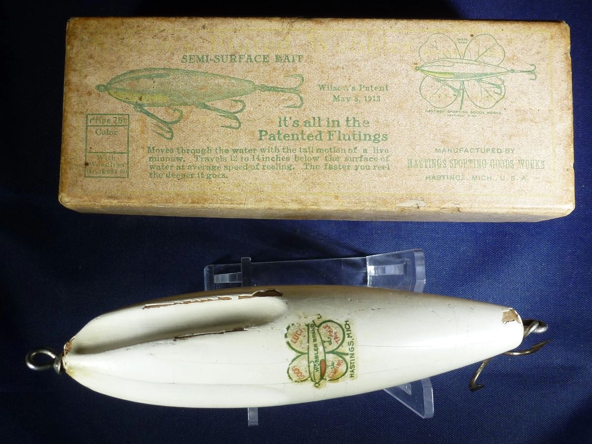Ultra Rare Clover-Stamped Hastings Wilson Wobbler in Correct Clover ...