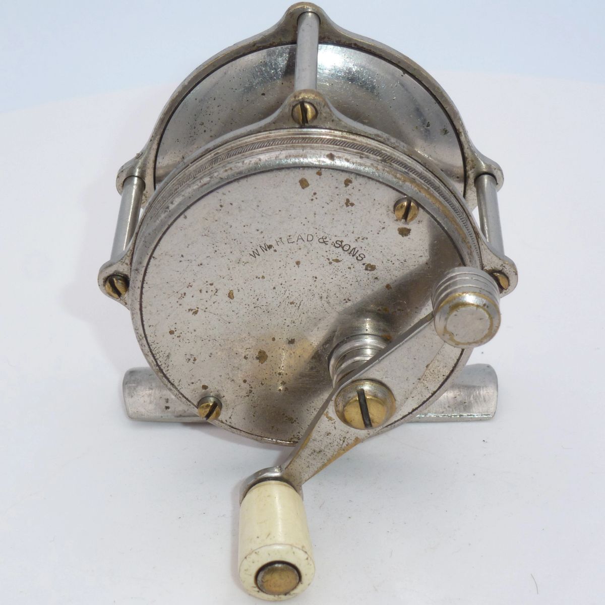 1890s William Read & Sons Raised Pillar Reel