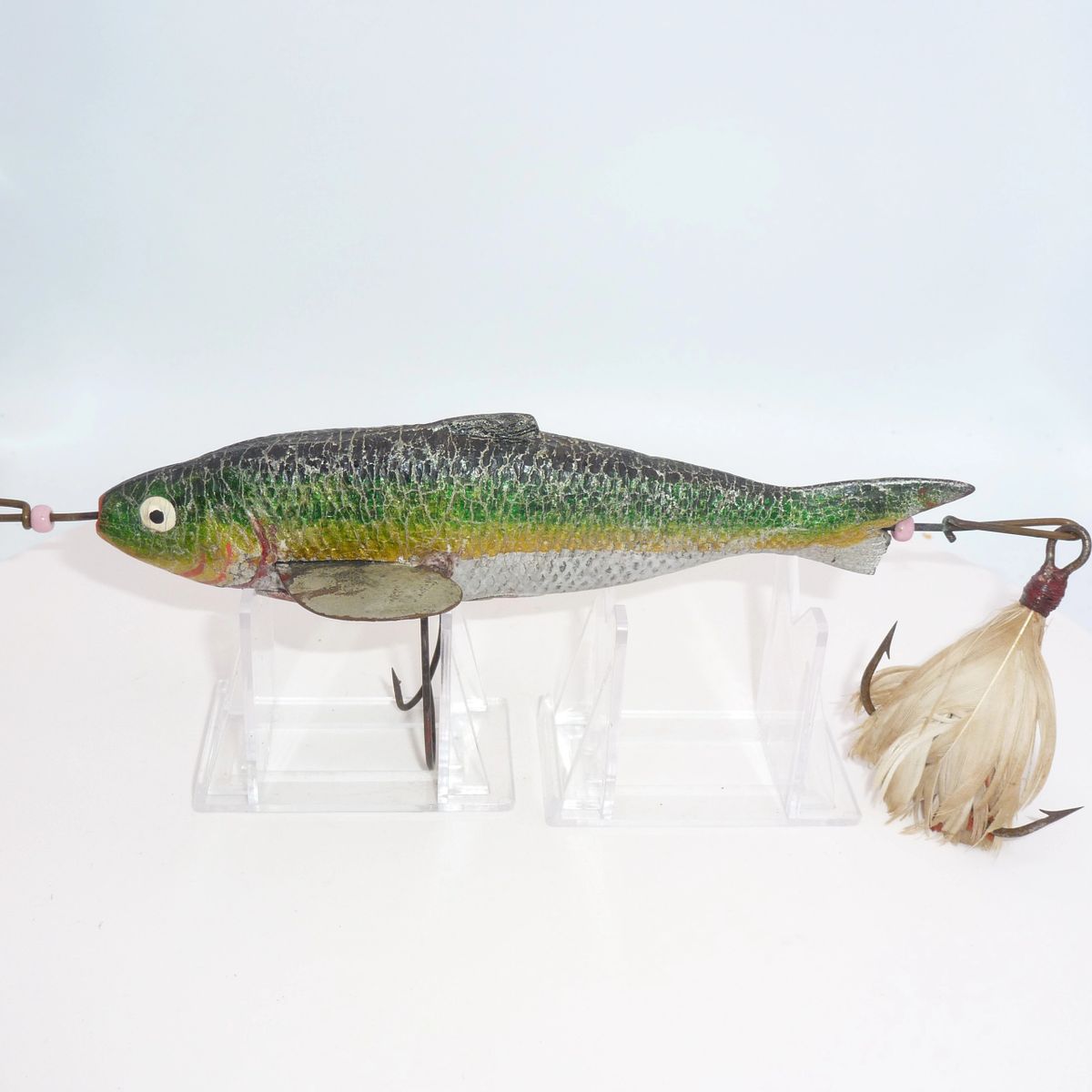 Early 1890s Pflueger "Muskallonge Killer" Hard Rubber Lure