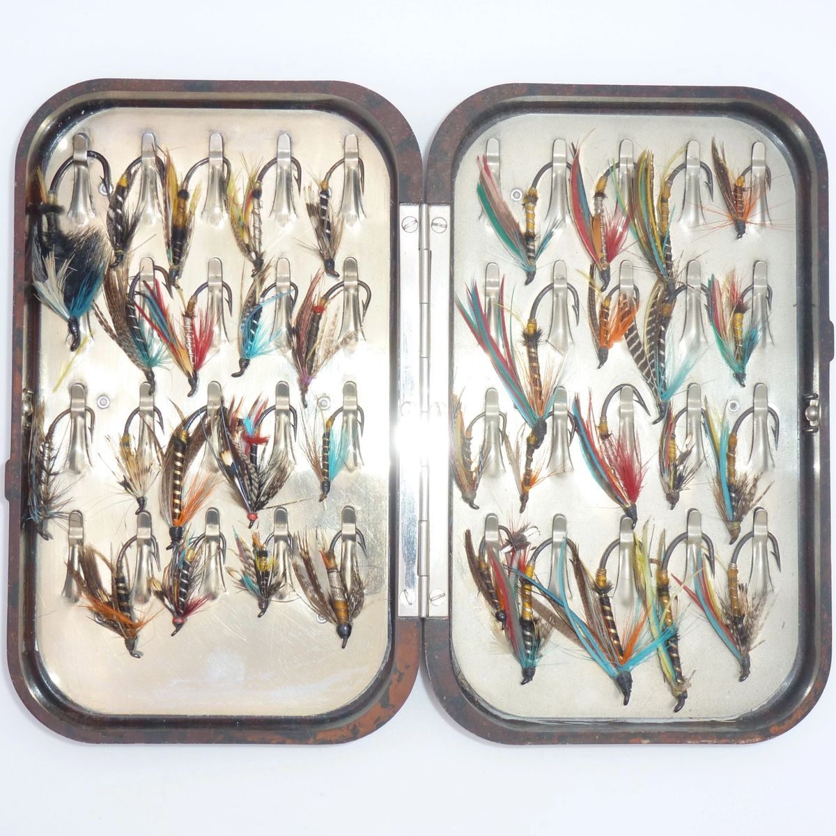 Hardy Neroda Fly Box with 36 Spectacular, Early Salmon Flies