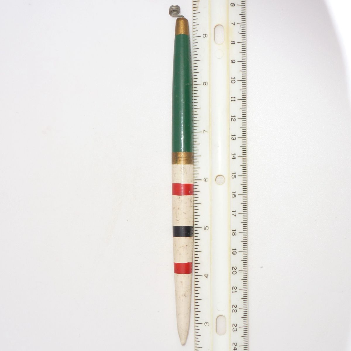 Colorful, Hand-Painted, Wood Pencil Bobber
