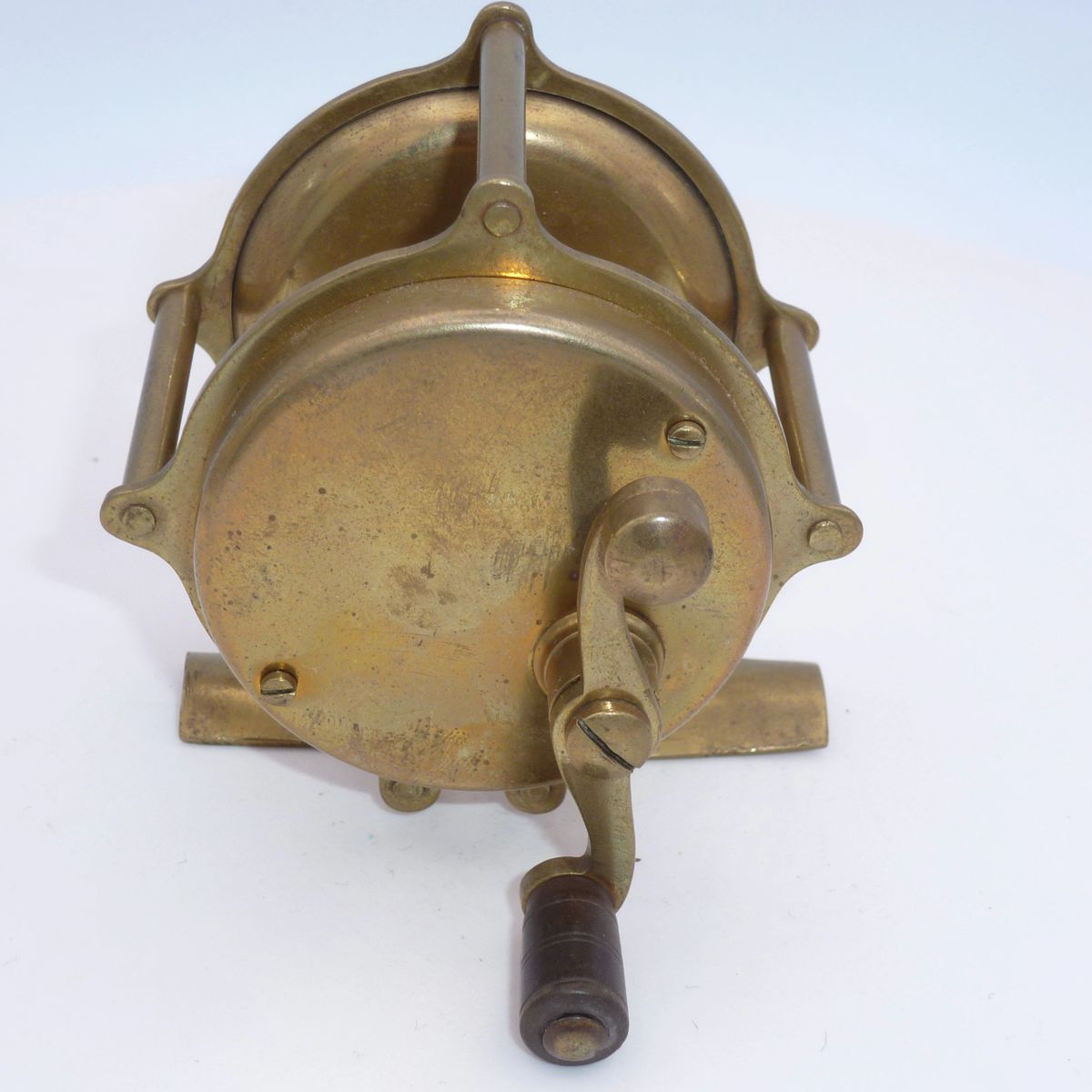 John Kopf 200-Yard Raised Pillar Reel with 1885-Patented Reel Foot