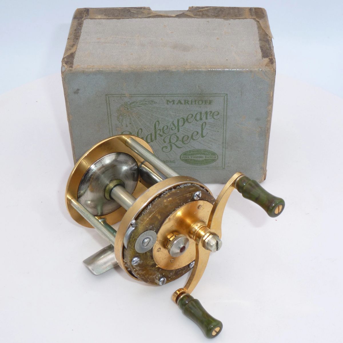 Rare Gold-Plated Shakepeare Marhoff Presentation Reel No. 1964A