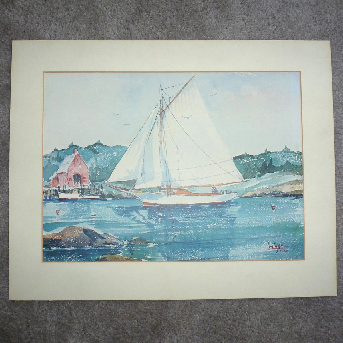 Paul Stetson Loring, No. 5 Friendship Sloop Print