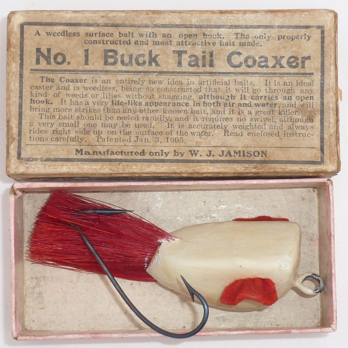 Superb Jamison No. 1 Bucktail Coaxer Combo