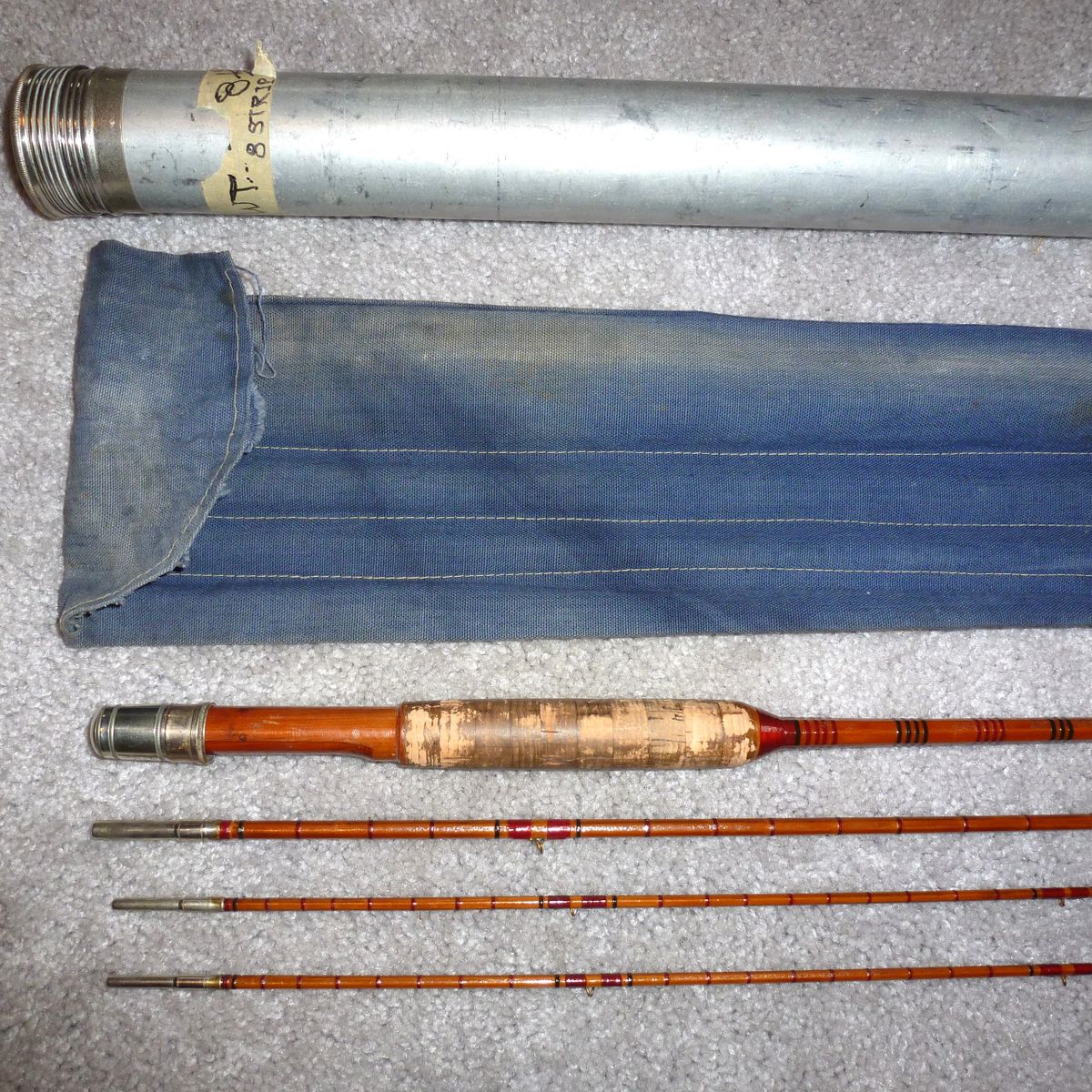 Early, Fred Divine 8'6" Eight-Strip 3/2 Split Bamboo Fly Rod