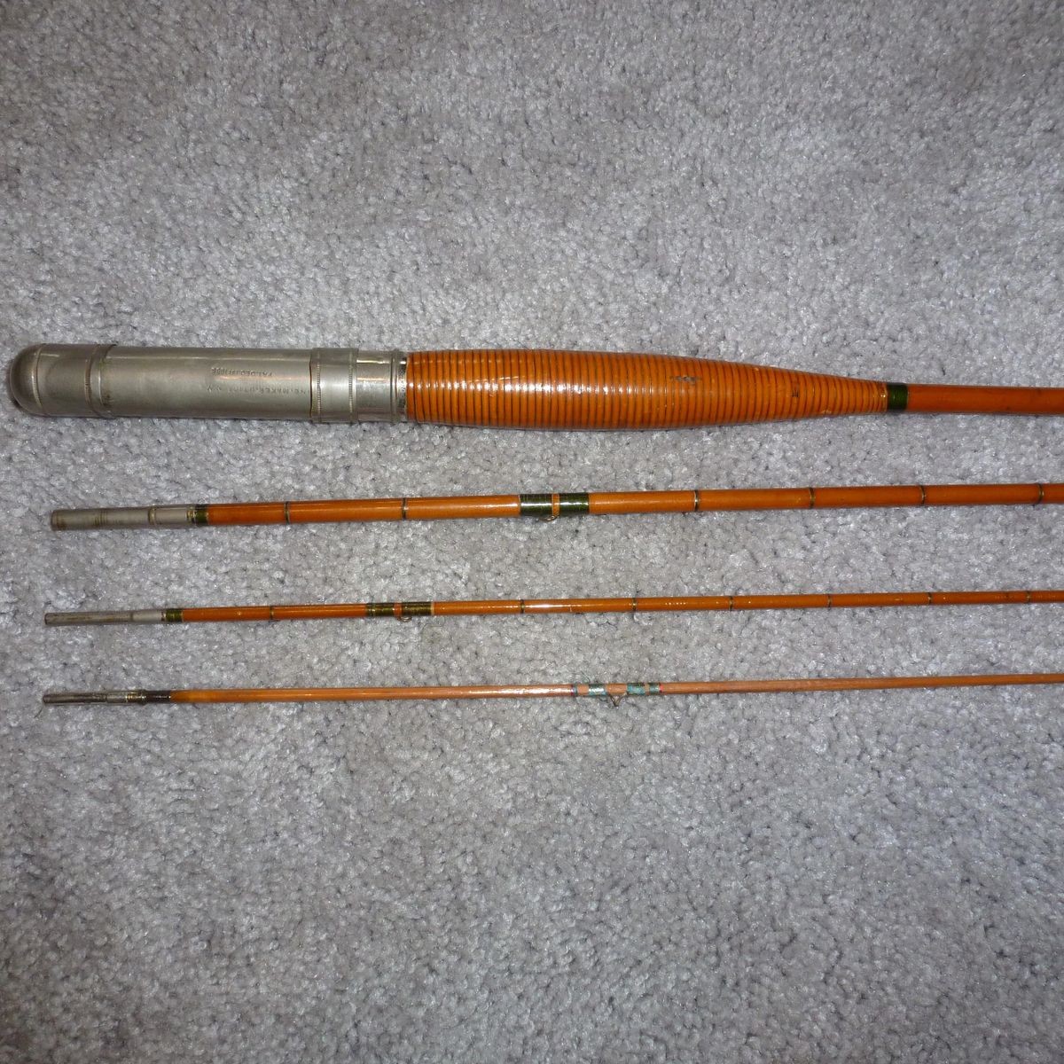 1885 Patent, Fred Divine Greenheart, Three-Piece, 9' Trout Fly Rod