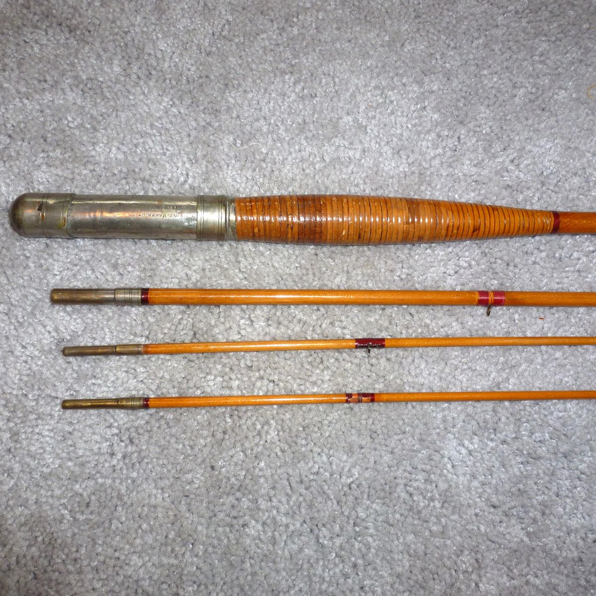 Fred Divine 1885 Patent 10' Lancewood Fly Rod