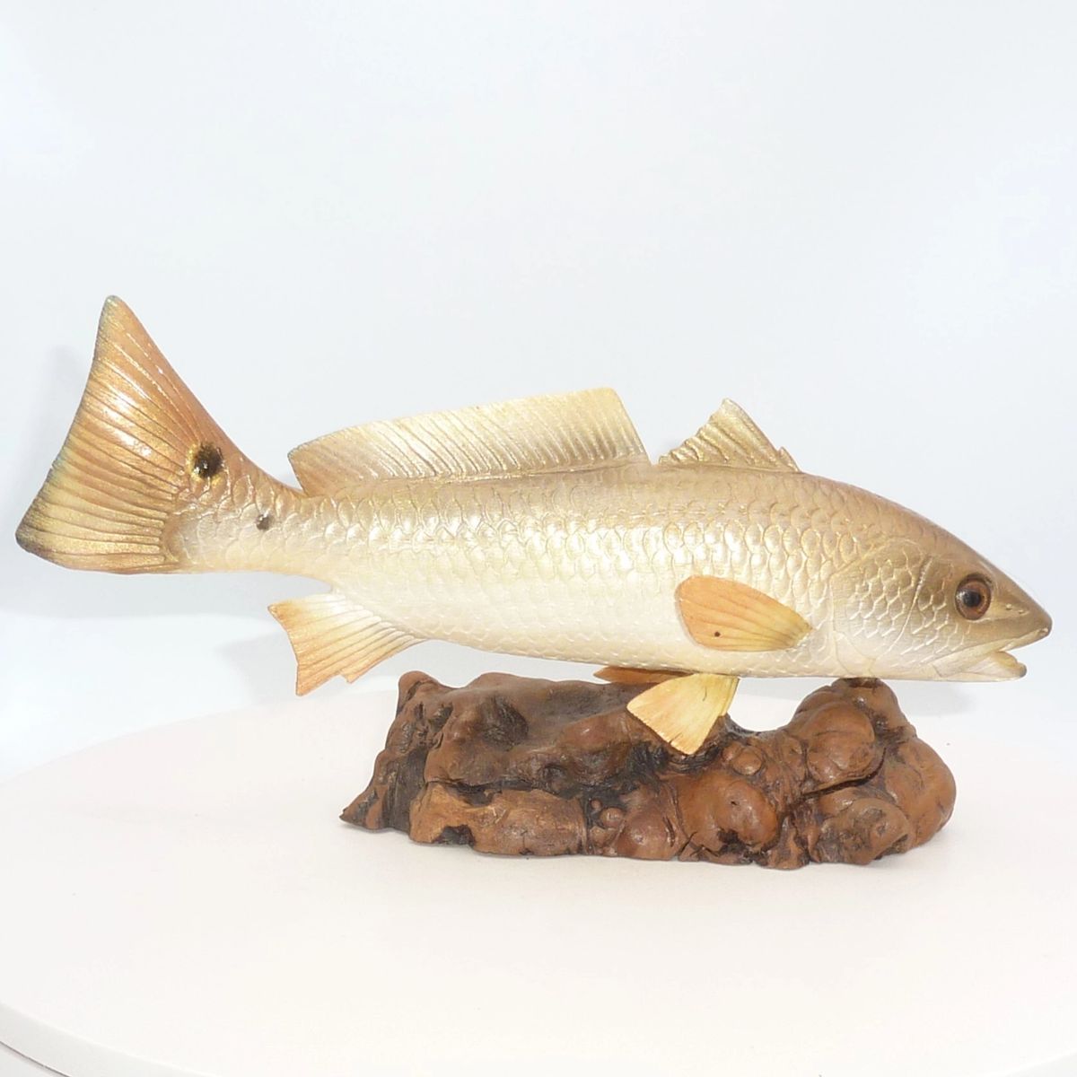 Spectacular Joe Castillo Carved Wood Redfish