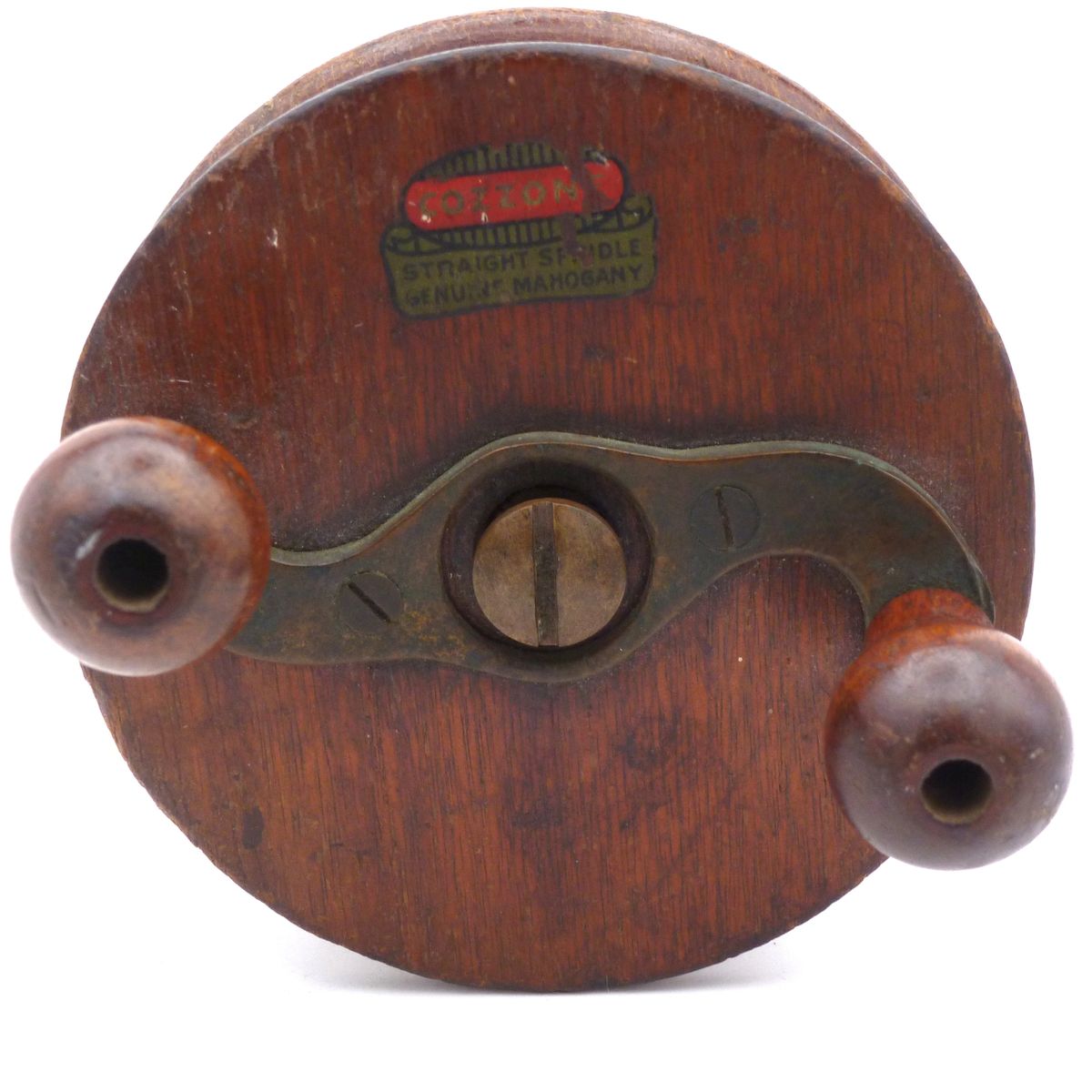Cozzone No. 54 4" Straight Spindle Wooden Bank Reel