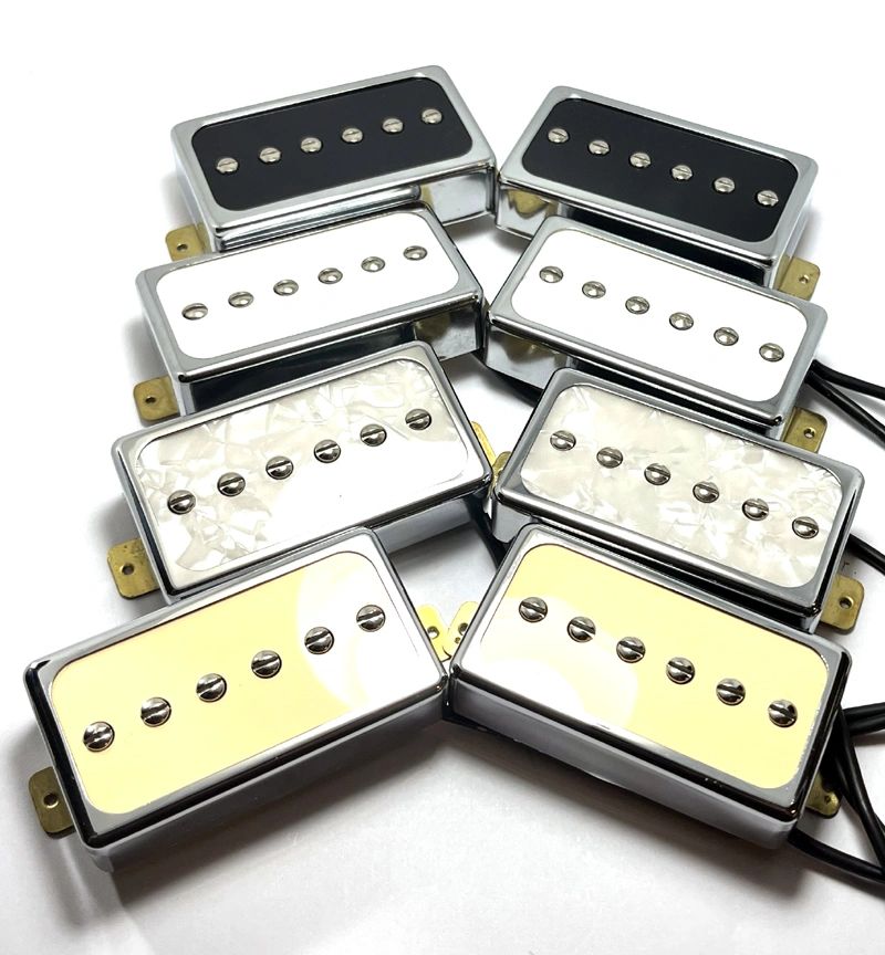 H90 Humbucker-Sized P90s, Choice of Set or Individual Pickup ~ Chrome ...