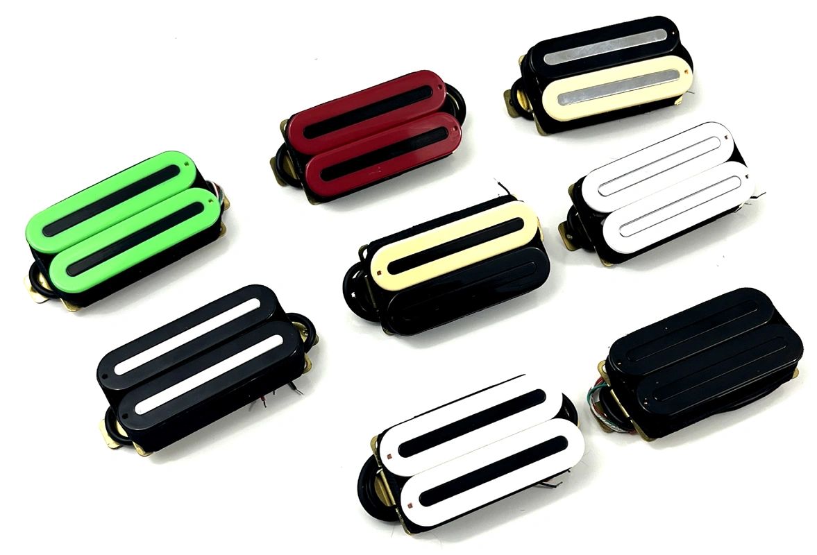 Power Rail Bridge Humbucker, Wide Double Rail Pickup Style ~ Color Choice