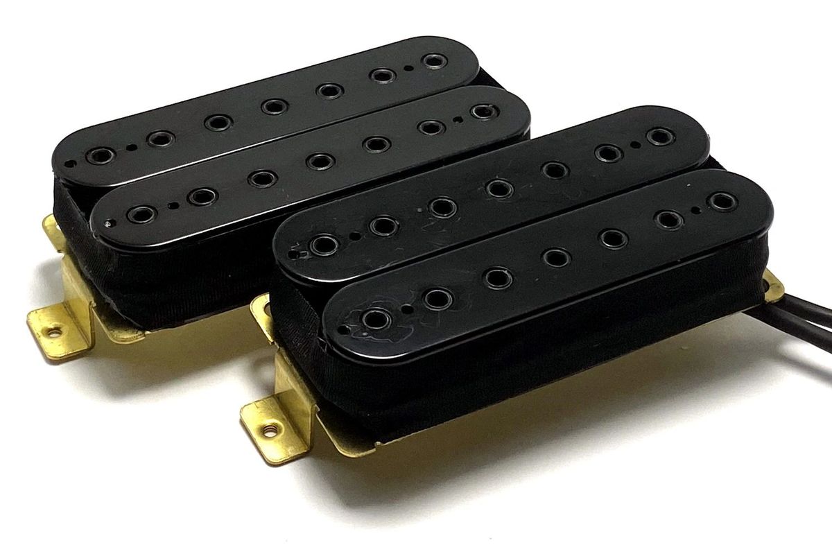 Power Hex 7 String HH Hexbuckers Set, Hex Pole Humbucker Pickups ...