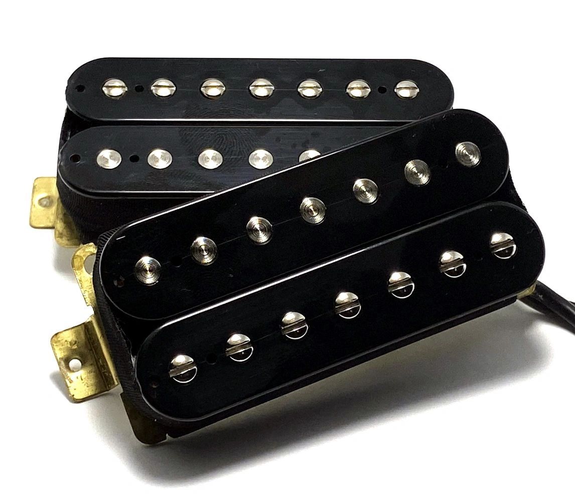 Vintage 7 STRING A5 Buckers Pickup Set, Hot AlNiCo Performance Humbuckers