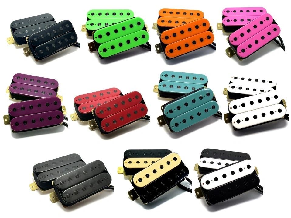 Shadow Buckers Pickup Set, Hot Passive Dark Pole Humbuckers, Bridge ...