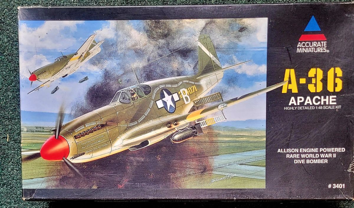 Accurate Miniatures 1/48 A-36 Apache Dive Bomber Model Kit #3401