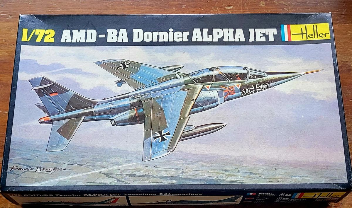 Heller 1/72 AMD-BA Dornier Alpha Jet Vintage Model kit