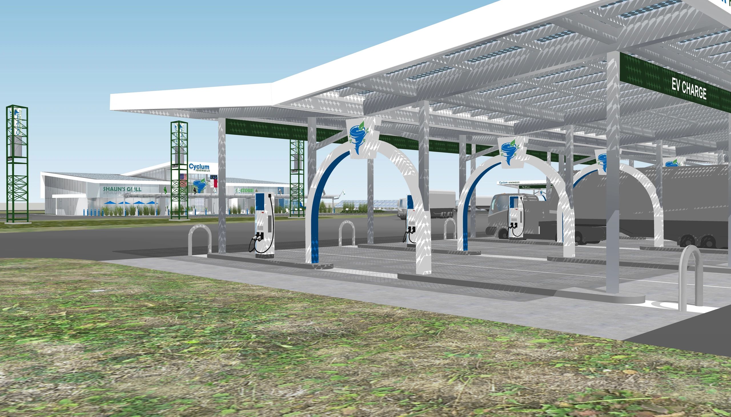 Cyclum Renewables announces renewable truck stop network