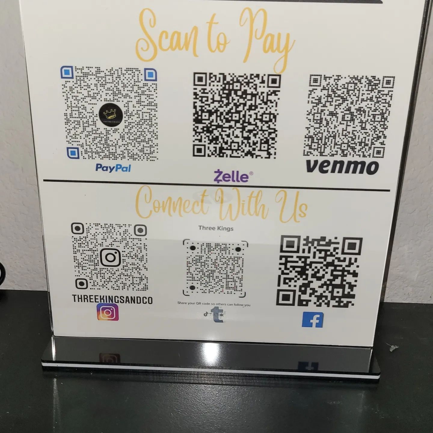 Home Décor Contact Us table signs payment table sign vendor table signs ...