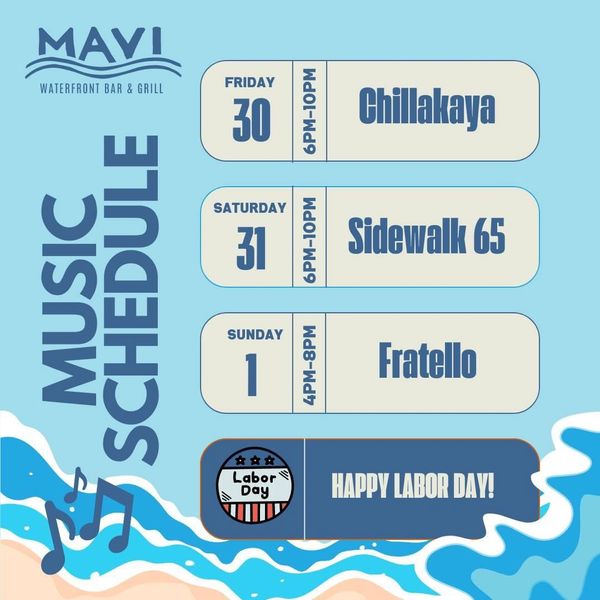 Mavi Waterfront Bar & Grill - Restaurant, Dinner, Lunch