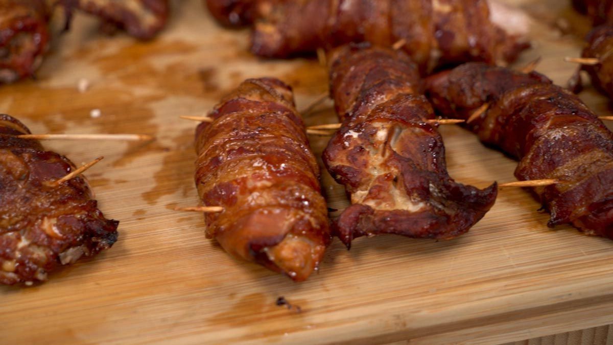 Bacon-Wrapped Stuffed Pheasant