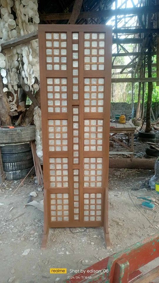Capiz Glass Divider 70cmx210cm