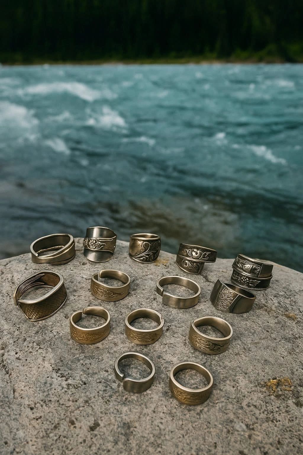 Unique Spoon Rings | Handmade Jewelry from Montana