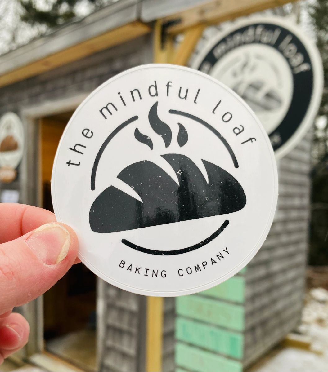 The Mindful Loaf Logo Sticker - 2" Circle (sales tax included in price)