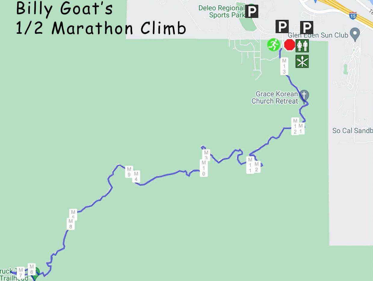Billy Goat Course Map