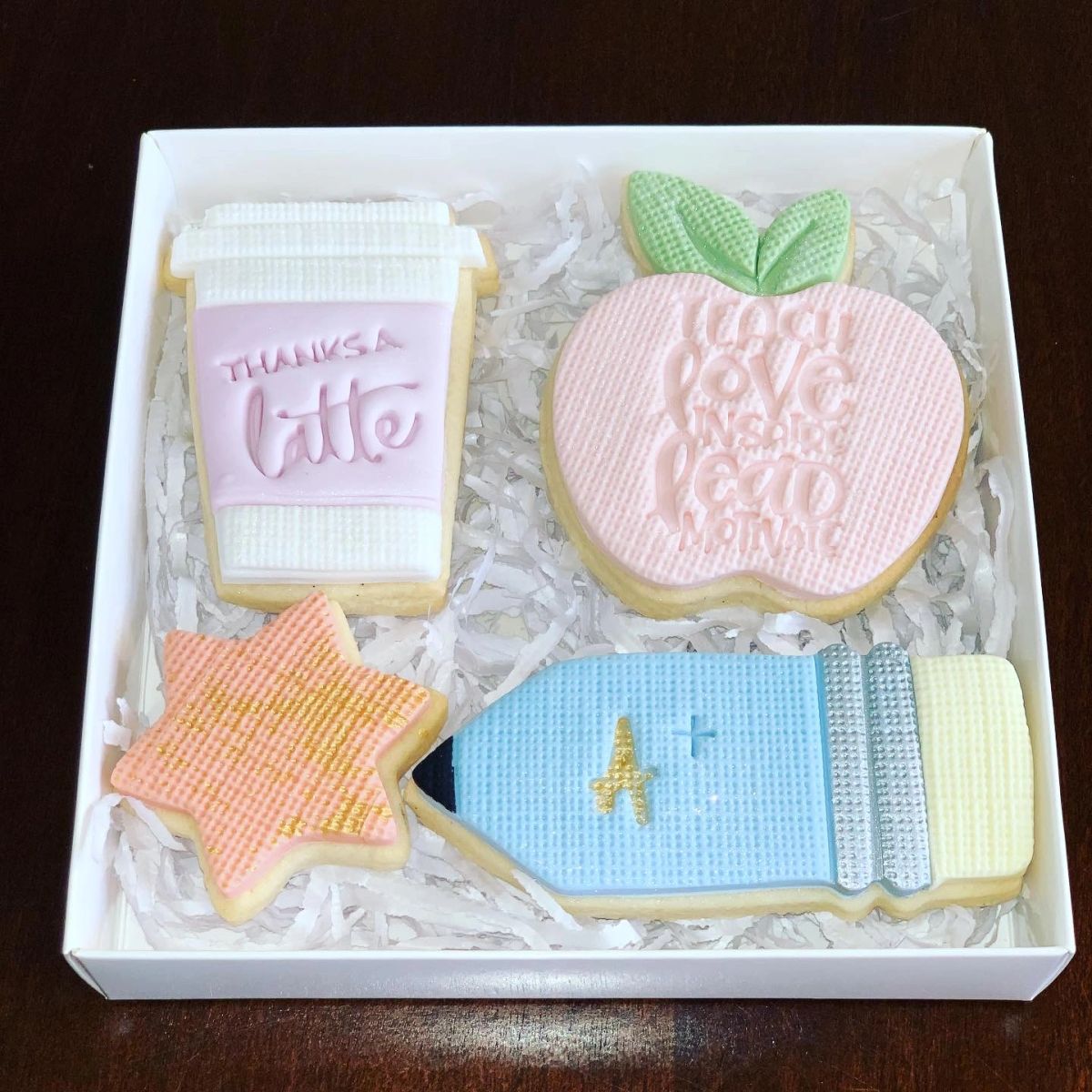 Teacher Appreciation Cookie Gift Box