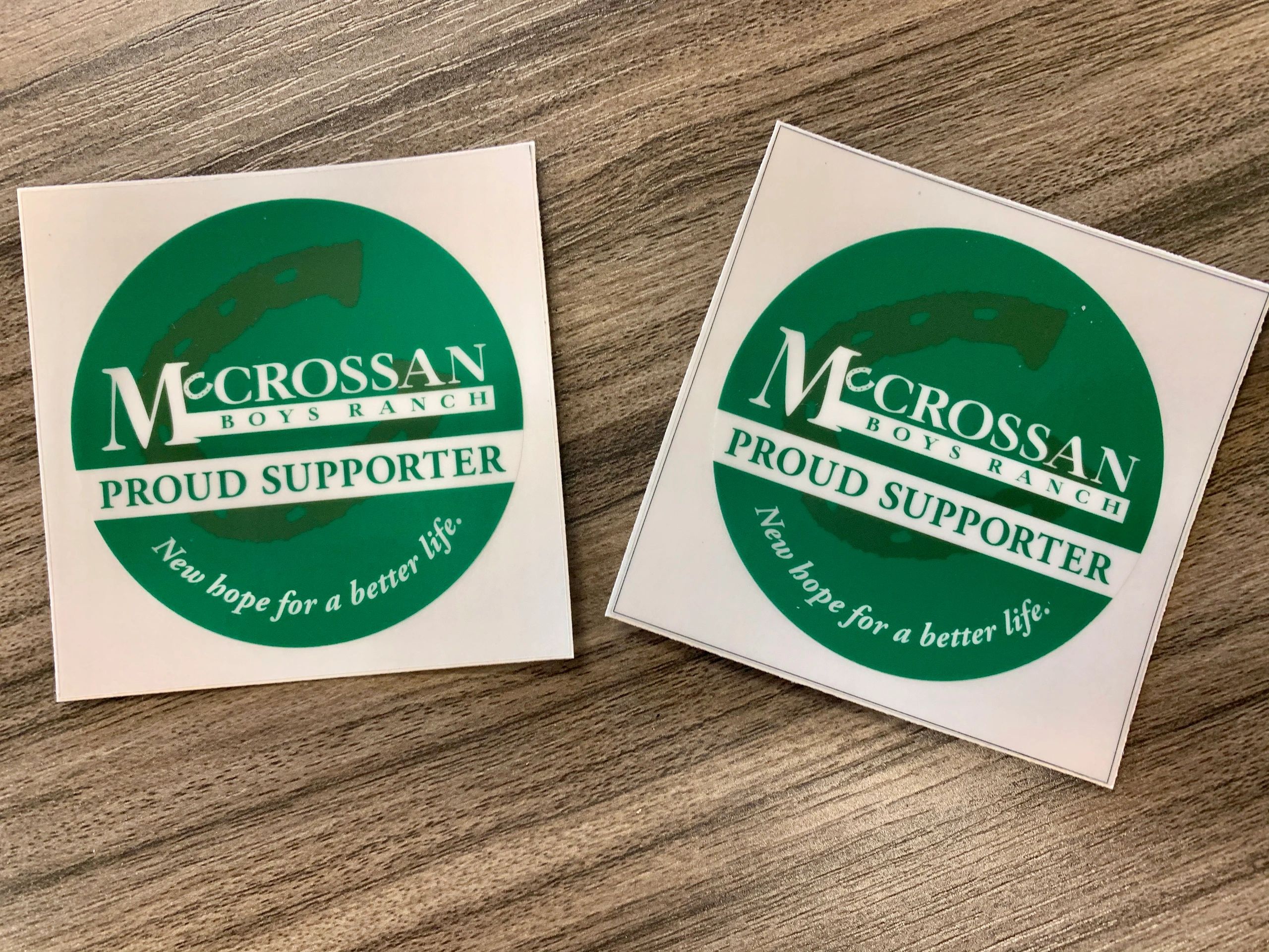Show your Support! Get your McCrossan License Plate Decal