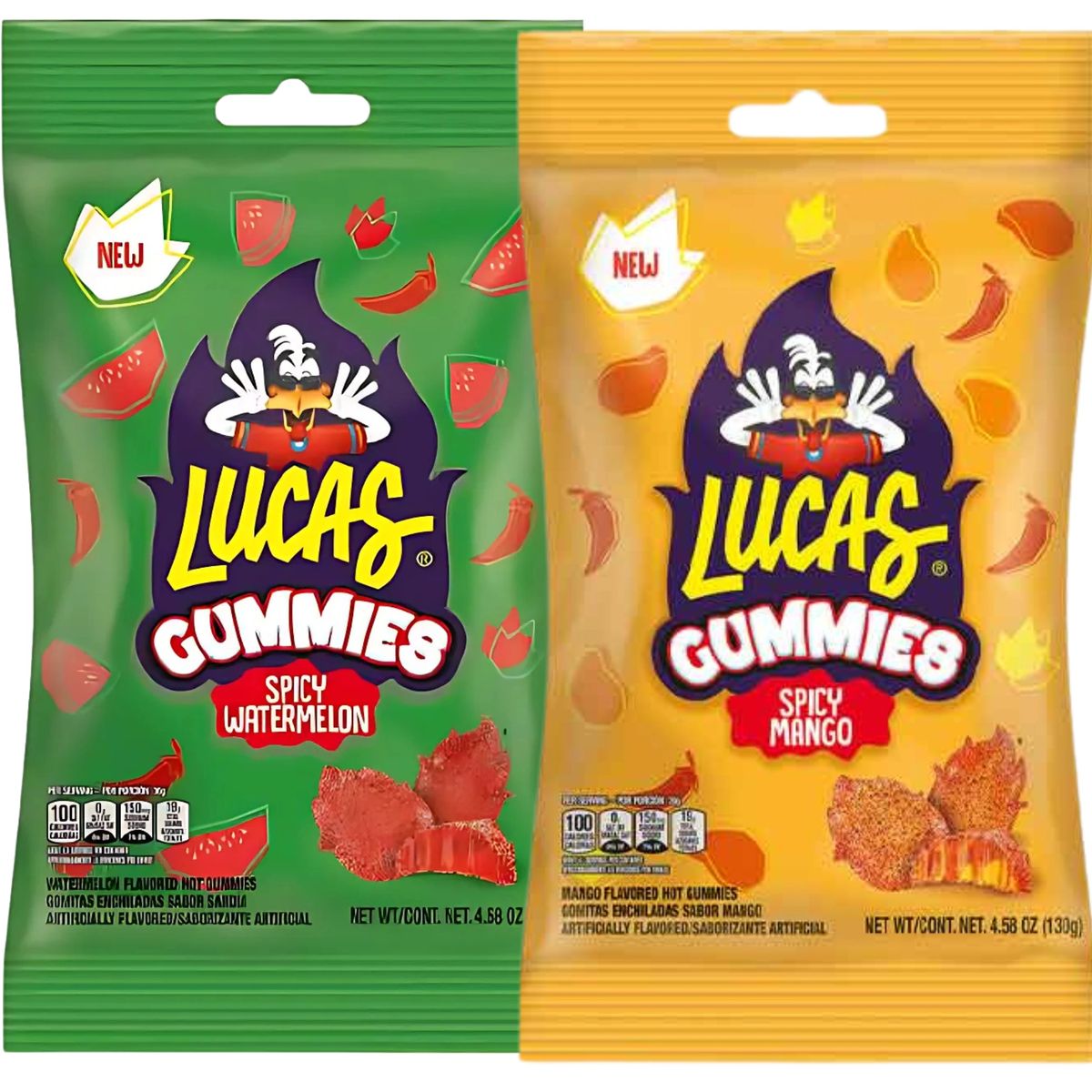 Lucas Gummies Spicy Watermelon & Spicy Mango
