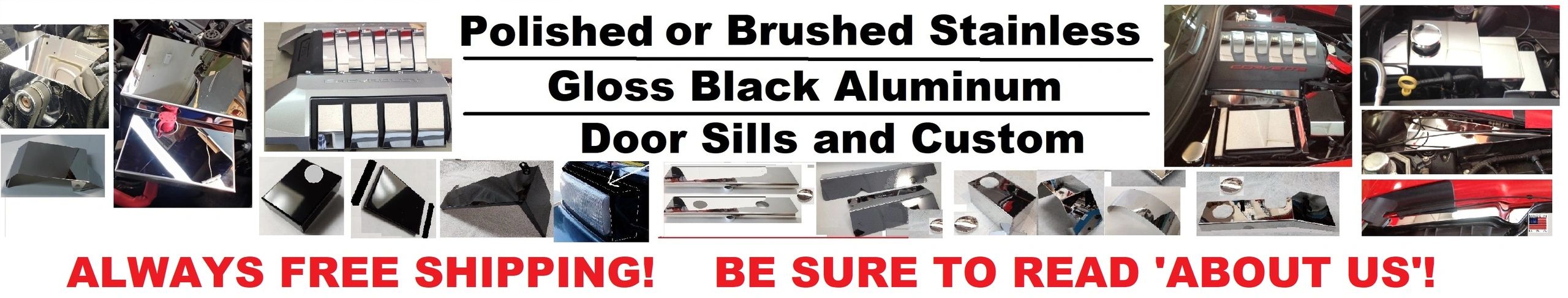 Stainless Engine Covers - Camaro Engine Covers, Corvette Dress Up ...