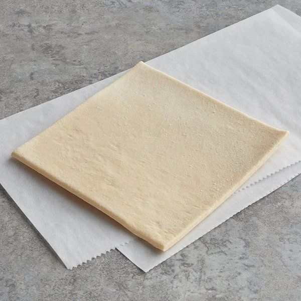 Puff Pastry Dough Sheet, 5" x 5" Square, 108 pieces/case