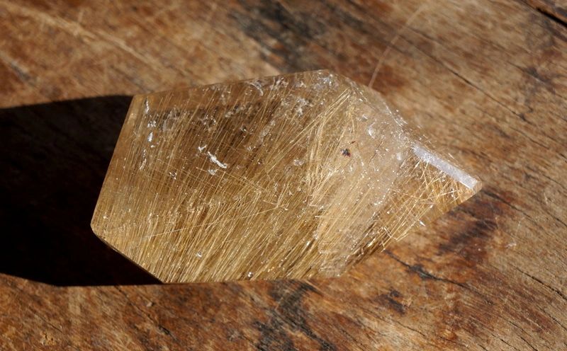 Rutilated Freeform Crystal 2 7/8" Large and 104 grams or over 1/4 Lbs