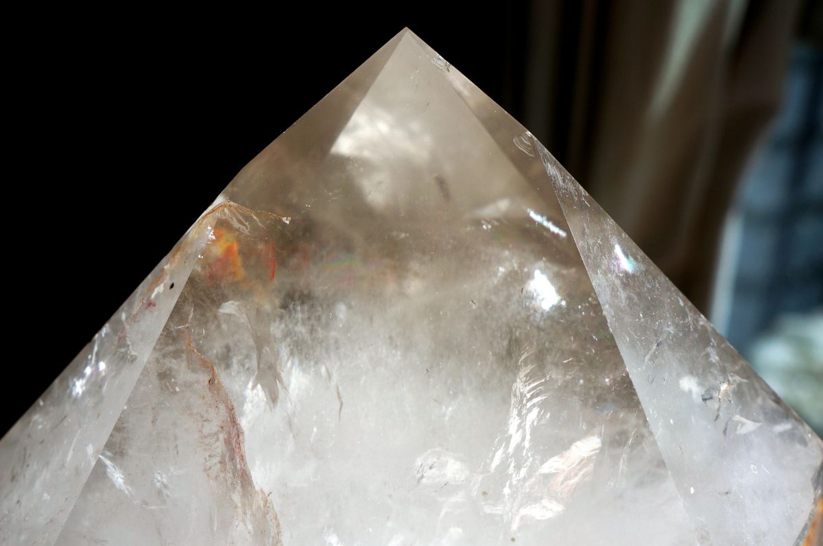 Super Large Quartz Crystal 12 1/2" long, 17.5 kilos or 38.5 lbs