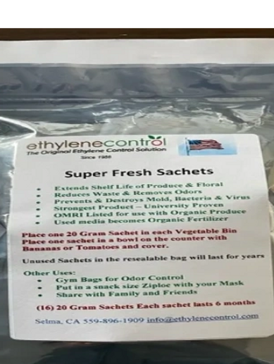 Ethylene Control Inc - Ethylene Control Products, Quote