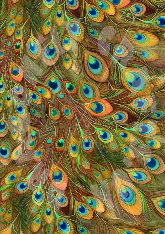 Peacock Queen background A2