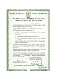 How do I get my drivers licence confirmation in South Africa