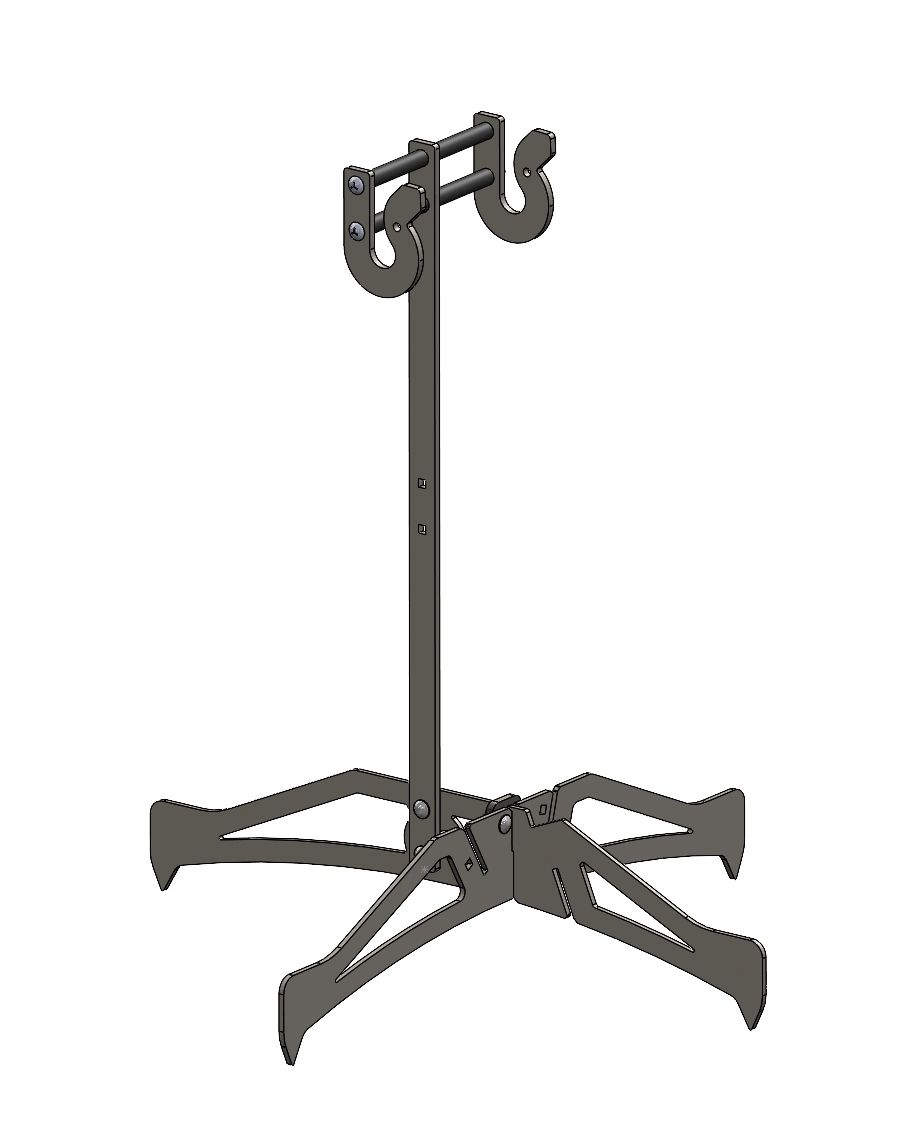 Target Stands with Offsets - 2 Hooks