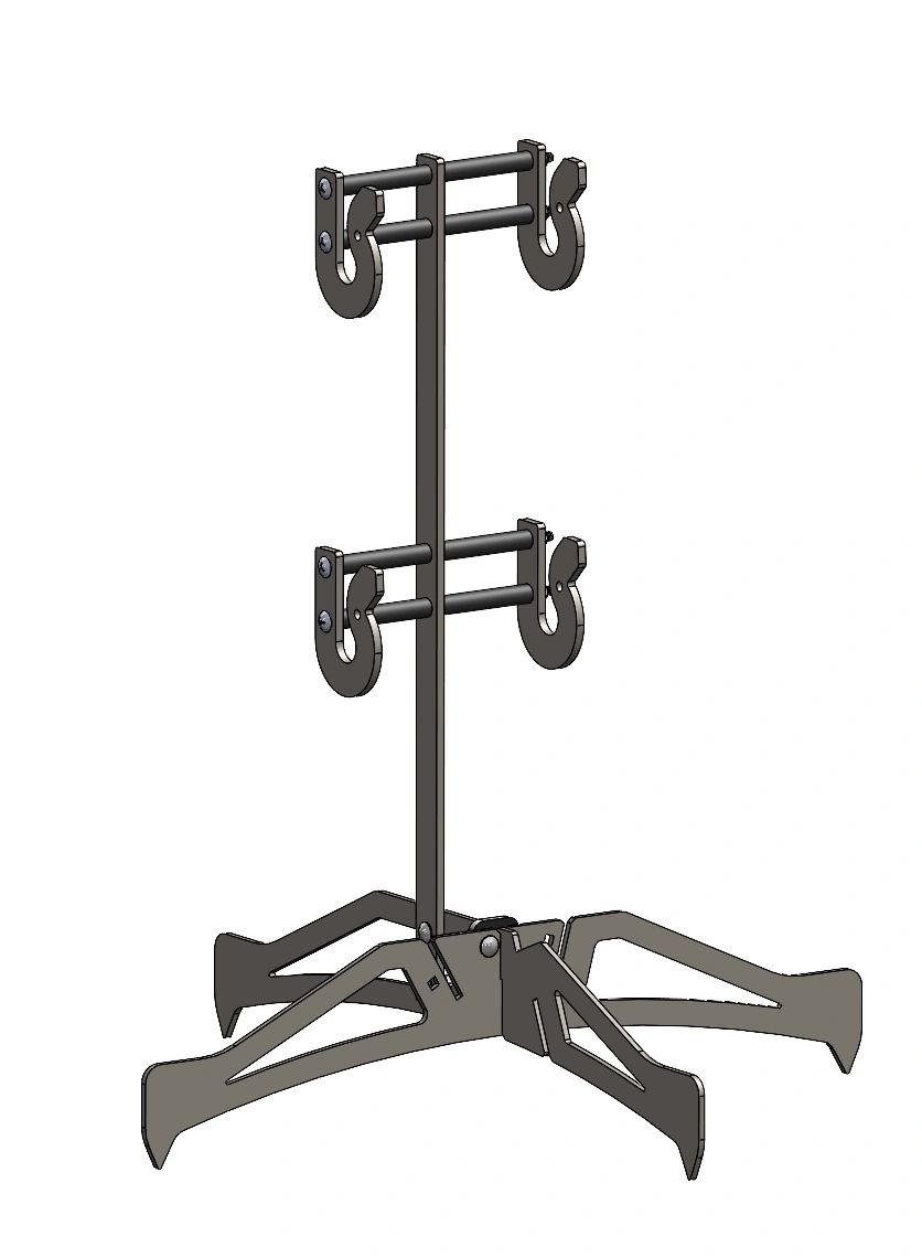 Target Stands with Offsets - 4 Hooks